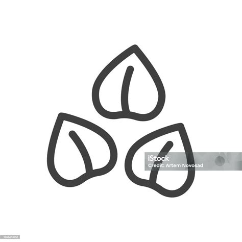 巴克麥圖示幾個種子排列鬆散簡單的簡約圖像白色背景上的隔離向量向量圖形及更多單線圖片 單線 圖示 蕎麥 Istock