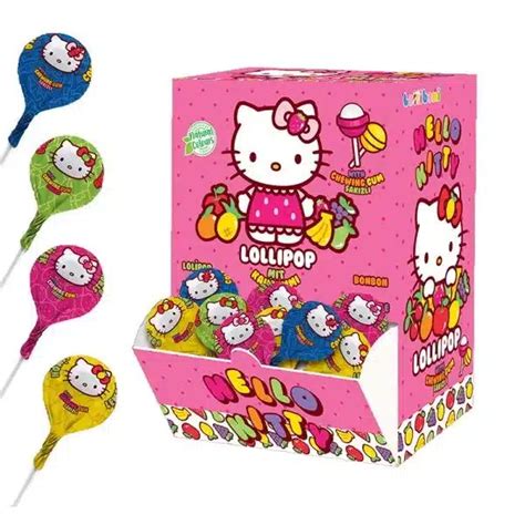 Hello Kitty Lollypop Amp Chewing Gum Assorted Favors 16g Lolliboni Neo Tokyo
