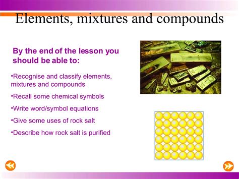 Elements Mixtures And Compounds PPT