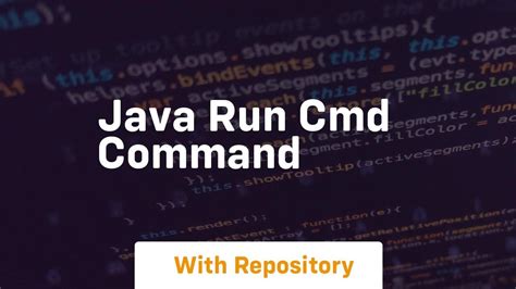 Java Run Cmd Command Youtube