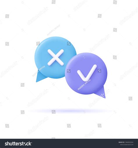 Assignment Tasks Icon Speech Bubbles Marks Stock Vector Royalty Free