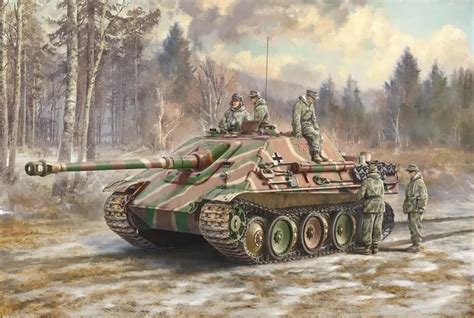 Italeri Sdkfz173 Jagdpanther │ Winter Crew Hobby2000 Modélisme