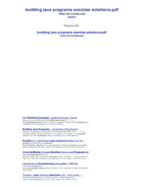 Java Exercises With Solutions Pdf Fill And Sign Printable Template Online