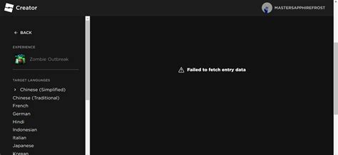 Unable To Fetch Translation Entry Data Website Bugs Developer Forum Roblox