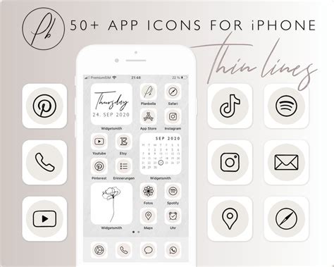 App Icons For Iphone Ios Beige White Nude Neutral Etsy