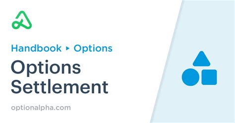 Options Options Settlement [guide]