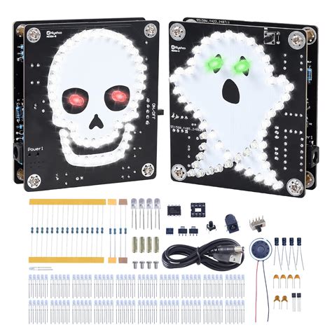 Halloween Diy Soldering Practice Projects Pemenol Skull Ghost Soldering Practice Kit