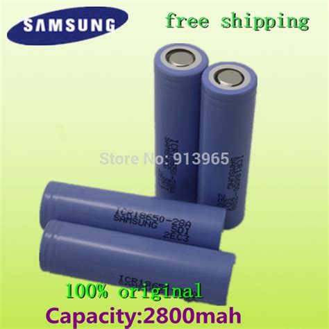 Купить 6 шт./лот оригинал аккумулятор 18650 samsung 2800 мач ...