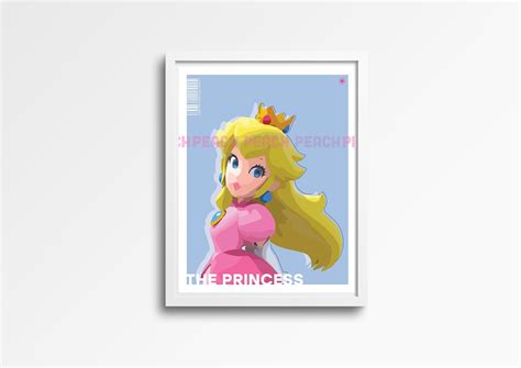 Princess Peach Princess Peach Poster Super Mario Smash Bros Super