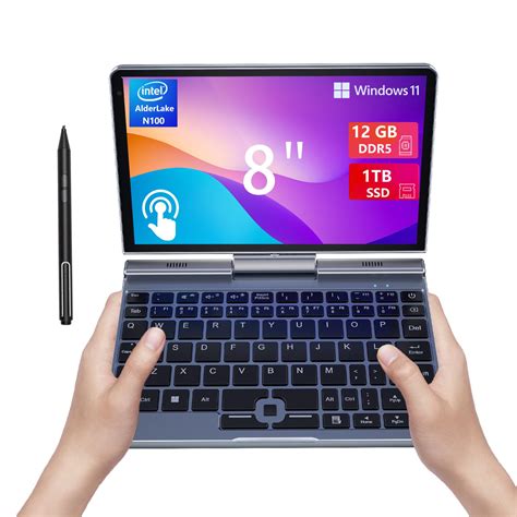 Mini Laptop 8 Inch Hd Touchscreen Portable 2 In 1 Desertcart India