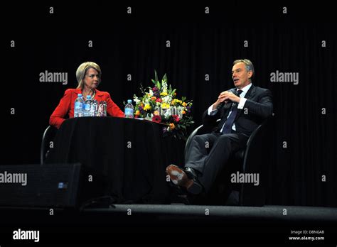 Former British Prime Minister Tony Blair An Audience With Tony Blair