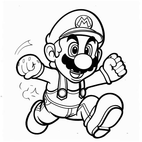 99 Dibujos De Mario Bros Para Colorear