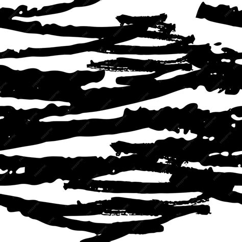 Premium Vector Vector Monochrome Seamless Pattern