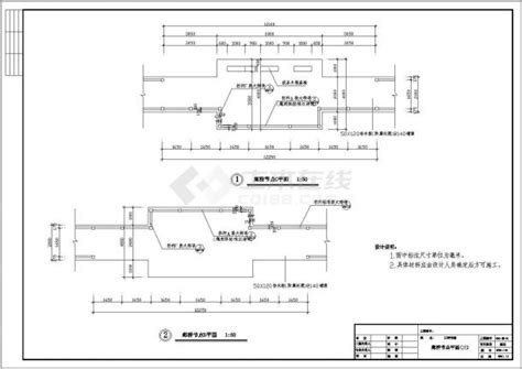某栈桥施工大样CAD平面布置参考图 仿古建筑 土木在线