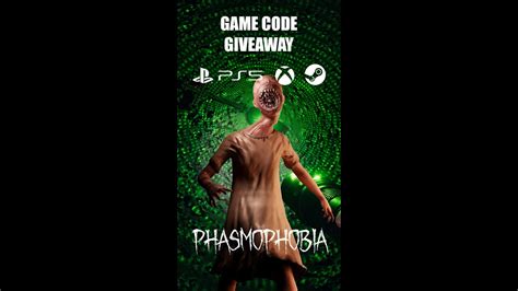 Pc Xbox And Playstation Game Code Giveaway Phasmophobia Shorts