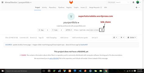 Tutorial Clone Gitlab Menggunakan Cmd Pada Windows Super Tutorial