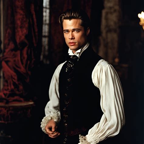 Brad Pitt As Vampire Louis From 1994 Interview With The Vampire Ai