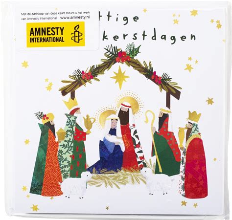 3 Pakjes Kerstkaarten Amnesty International 10 Kerstkaarten Per Pakje