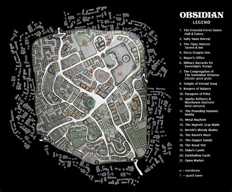 Obsidian Map