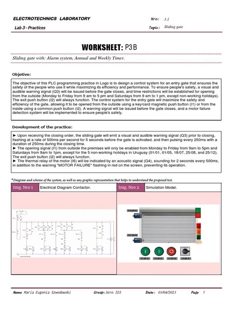 P3b Report Optimized Pdf Automation Programmable Logic Controller