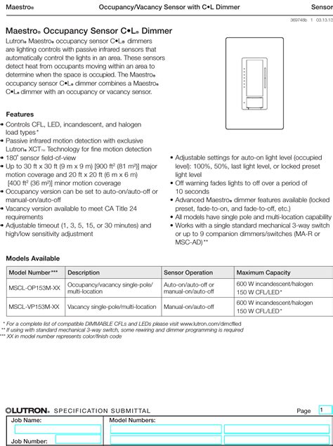 Lutron Maestro MS OPS6 DDV WH Installation Instructions 40 OFF