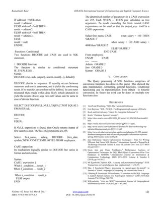 An Illustrative Approach To Use SQL Functions A Review PDF
