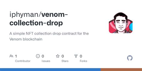 github iphyman venom collection drop a simple nft collection drop