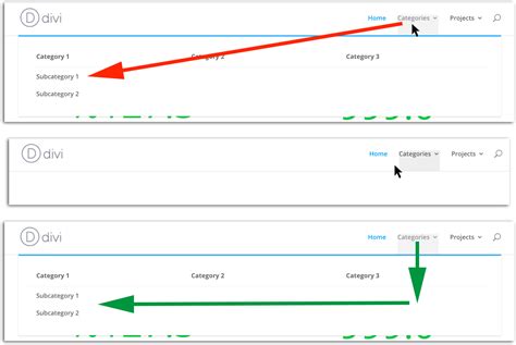 Prevent Mega Menu Drop Down From Collapsing Immediately The Best Modules For Divi