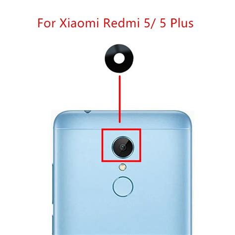 2pcs For Xiaomi Redmi 5 Redmi 5 Plus Camera Glass Lens Back Rear
