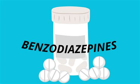 Benzodiazepines Benzodiazepines Pills In Rx Prescription Drug Bottle