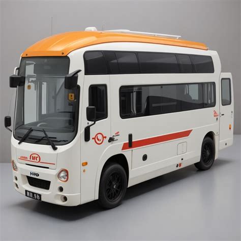 Premium Photo White Small Bus For Urban And Suburban For Travel Car