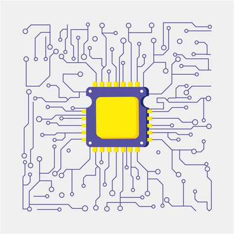 Printed Circuit Board Vector 344781 Vector Art At Vecteezy