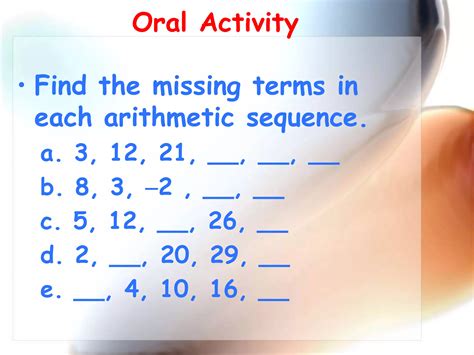 Arithmetic Sequenceppt