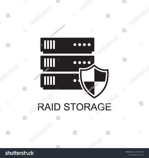 Raid Storage Icon Web Icon Stock Vector Royalty Free 2220378667