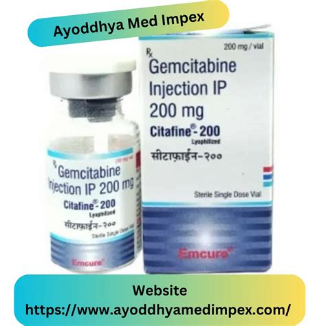 Gemcitabine Injection Ip At Rs 3209 Vial Anti Cancer Injection In
