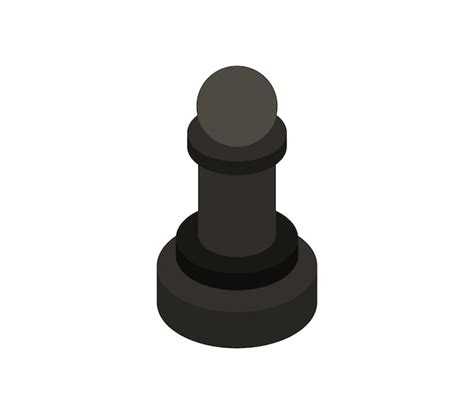 Premium Vector Isometric Chess Pawns