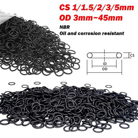 Черное маслостойкое уплотнительное кольцо NBR | AliExpress