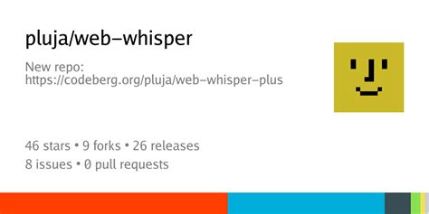 Pluja Web Whisper New Repo Https Codeberg Org Pluja Web Whisper