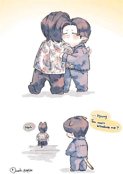 Pin by 𝓐𝓾𝓻𝓸𝓻𝓪 on 𝓑𝓣𝓢 𝓕𝓪𝓷𝓪𝓻𝓽 Yoonmin fanart Yoonmin Bts chibi