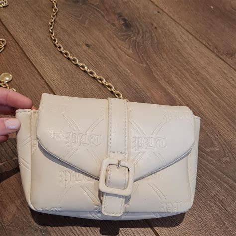 Cream Nude Small Cross Body Pretty Little Thing Bag Depop