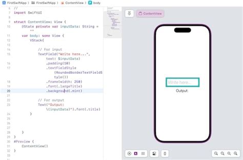 swiftui 文本输入和输出 swiftui 教程