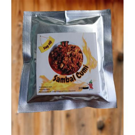 Jual Sambal Sachet Sambal Sachet Murah Sambal Sachet Cumi Ayam Tongkol