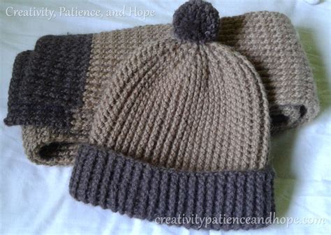 Ribbed Crochet Scarf Free Pattern Creativity Patience And Hope