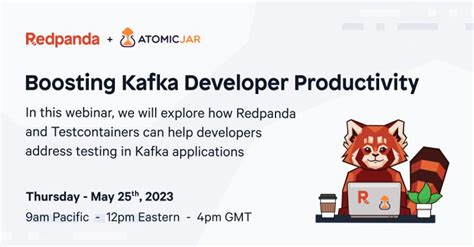 Redpanda Data On Linkedin Redpanda Webinar Boosting Kafka Developer Productivity