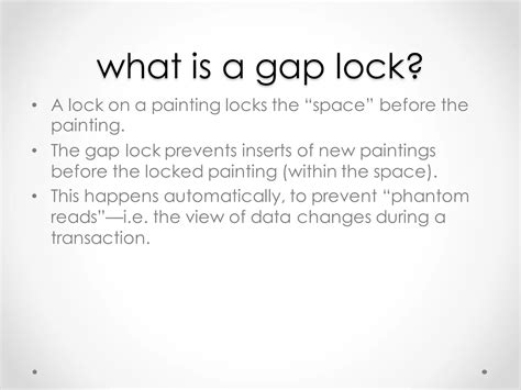 Innodb Locking Explained With Stick Figures Ppt