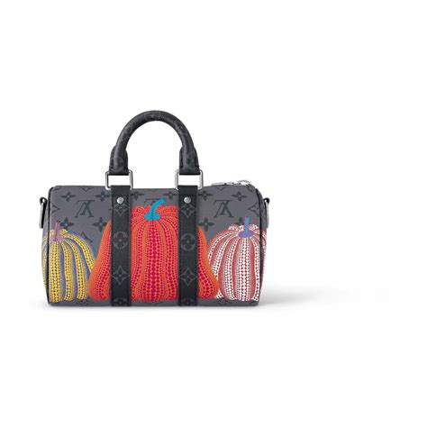 Louis Vuitton Lv X Yk Keepall 25 Pumpkin Printlouis Vuitton Lv X Yk