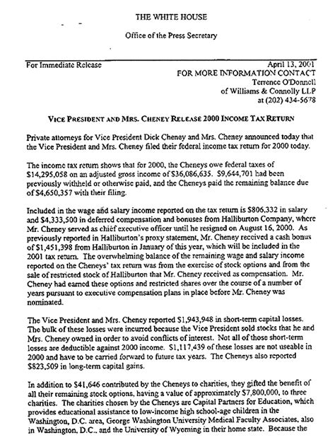 Dick Cheney The 36 Million Man The Smoking Gun