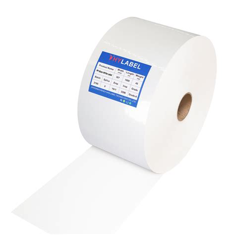 60um Glossy Polypropylene White Film Label From China Manufacturer Hengyuan Label