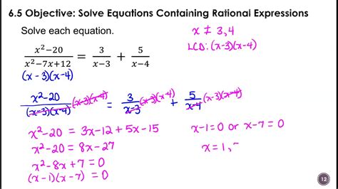 How To Solve Complex Rational Expressions