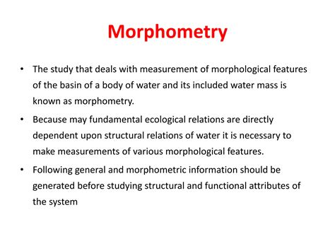 Lake Classification And Morphometrypptx